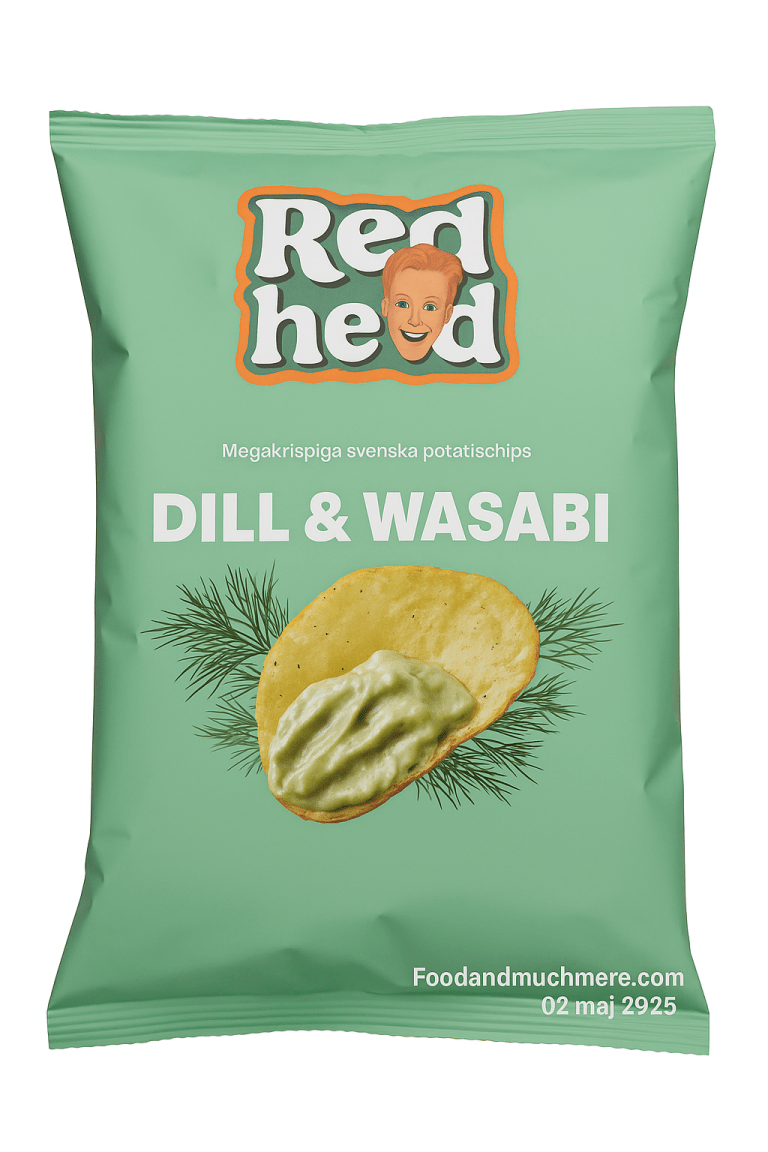 Redhead Chips Test: Sour Cream, Chili Cheese, Green & Garlic och Dill ...